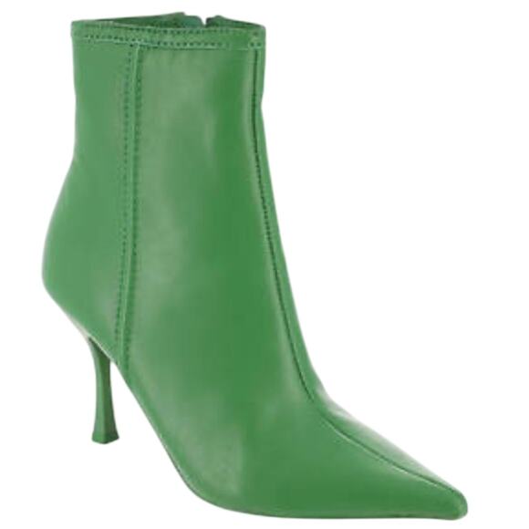 Steve Madden Shoes Steve Madden Green Brecken Leather Ankle Booties